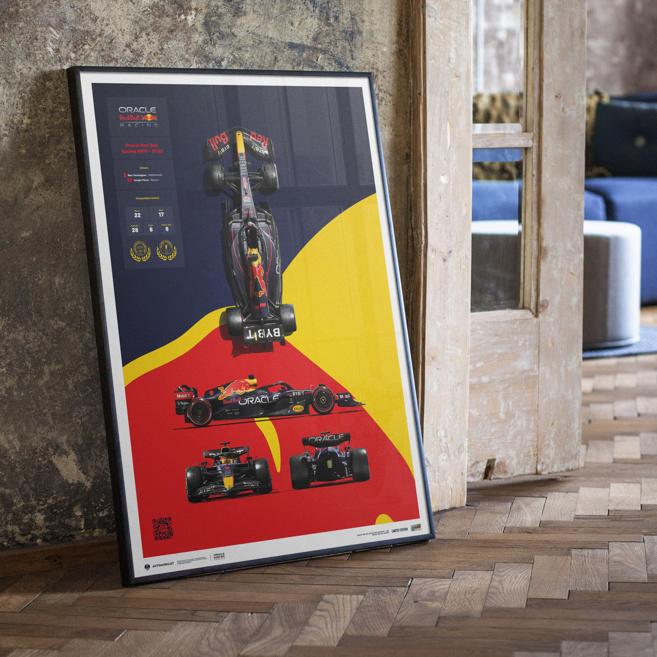 Oracle Red Bull Racing - RB18 - Blueprint - 2022 | Limited Edition ...